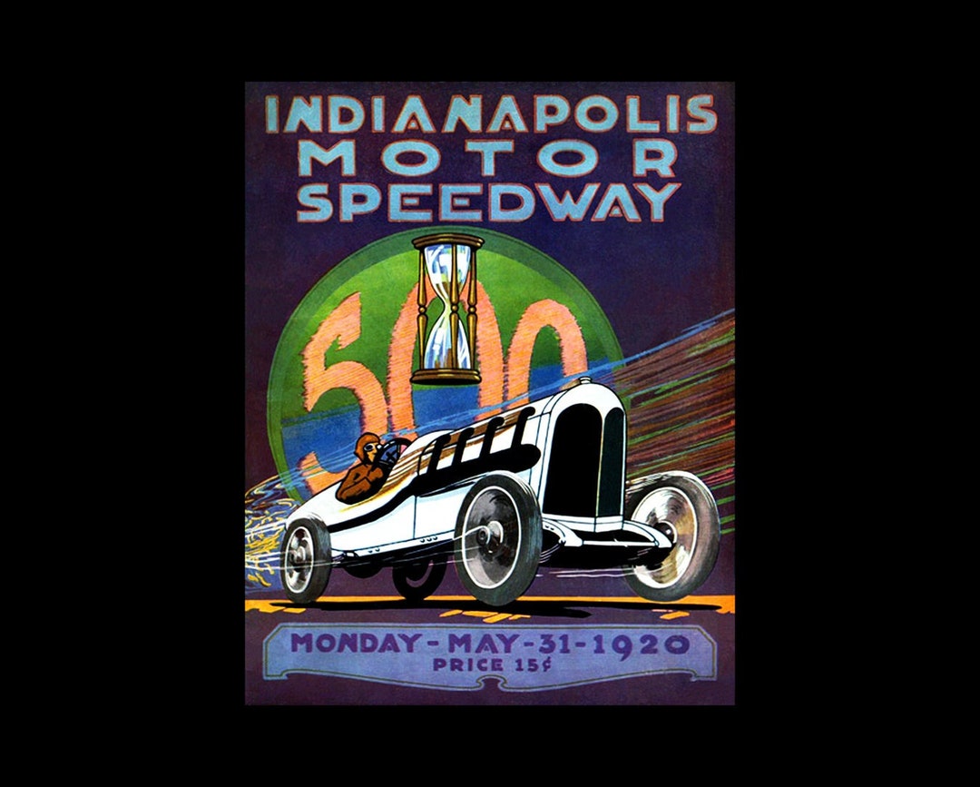 1920 Indy 500 Liberty Auto Racing Art Print - Etsy