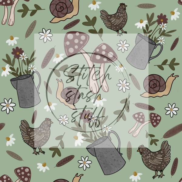 Fabric Pattern Cottagecore - Etsy