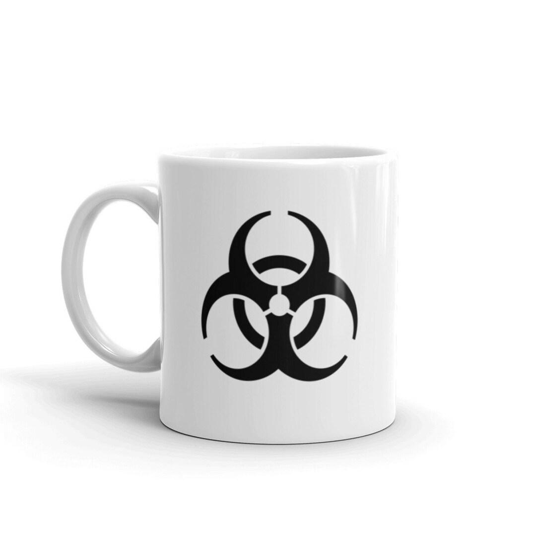 Cybergoth Mug / Cybergoth Gift / Biohazard Symbol Mug / Industrial ...