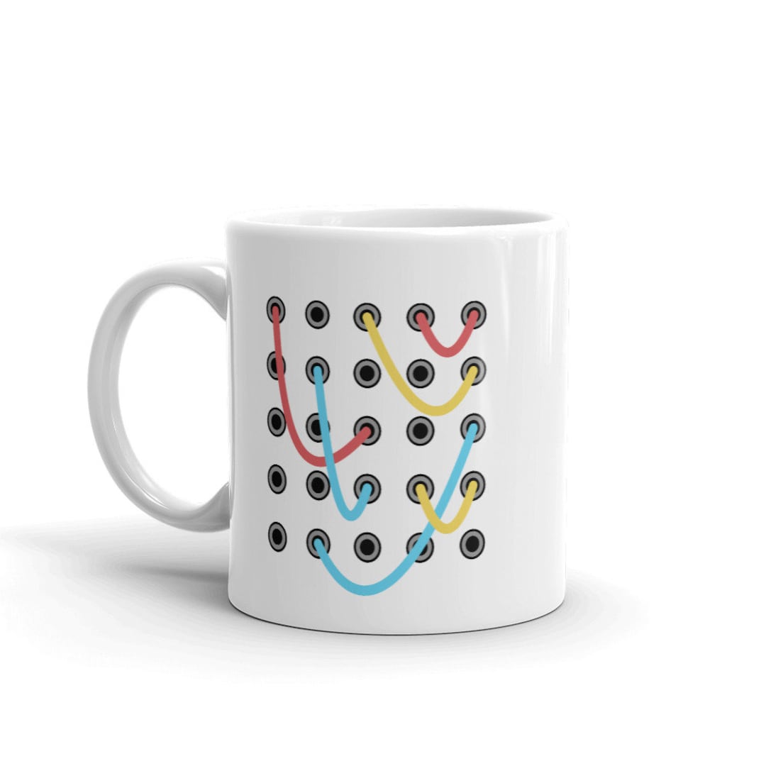 Synthesizer Mug, Modular Synth Gift, Electronic Music Producer Mug ...