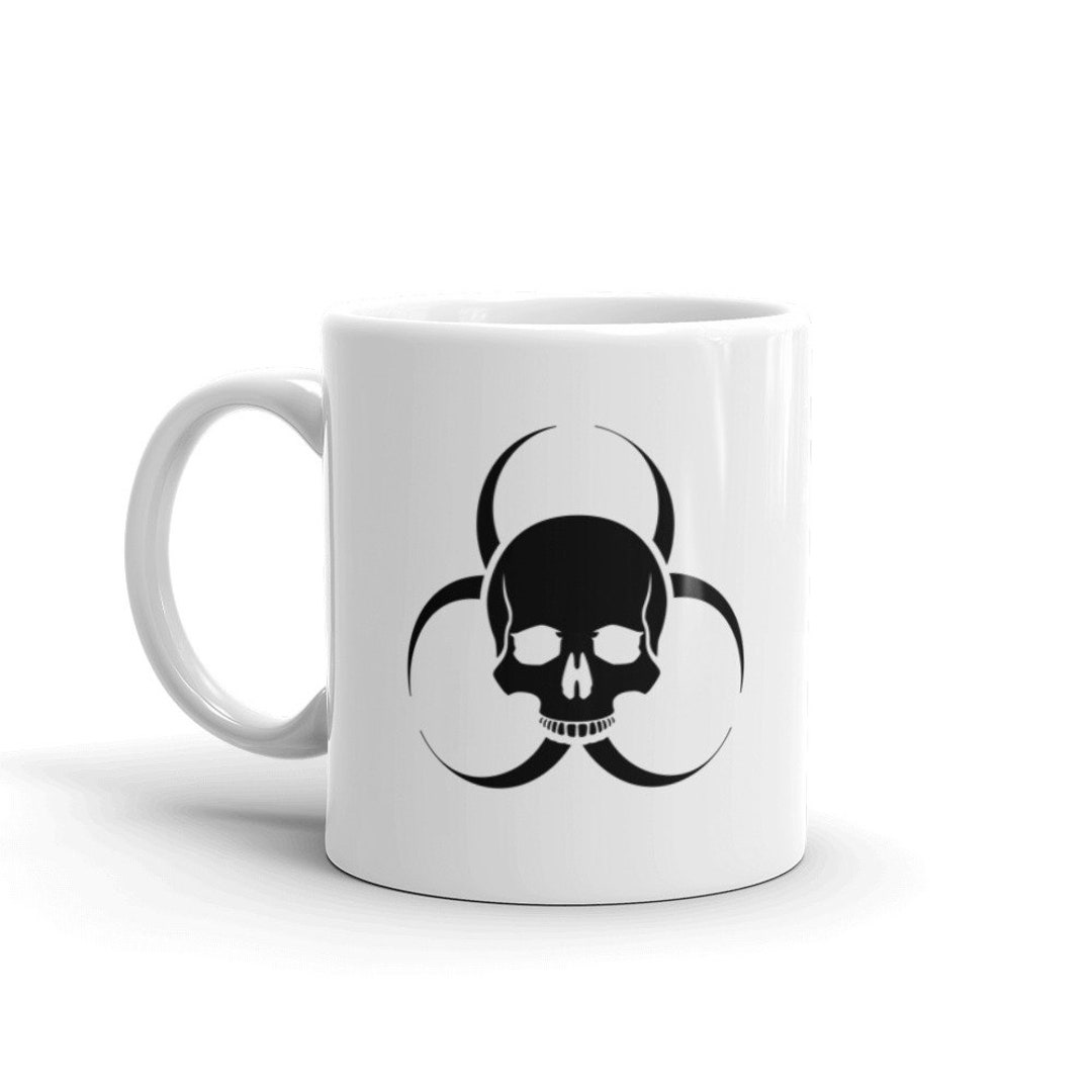 Cybergoth Mug / Cybergoth Gift / Biohazard Symbol Mug / Industrial ...