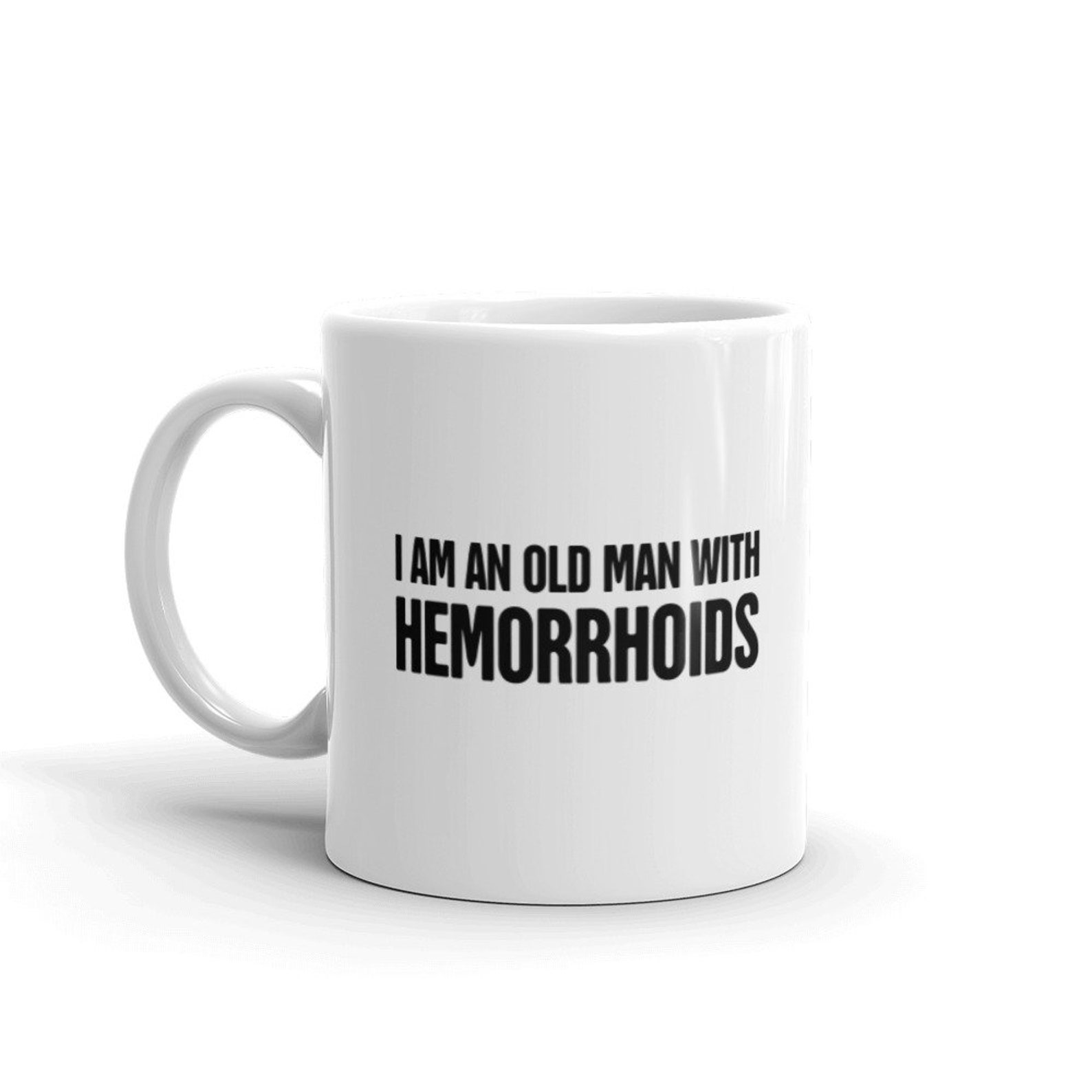 Hemorrhoids Mug / Funny Hemorrhoids Gift for Dad / Funny Mug for Dad ...