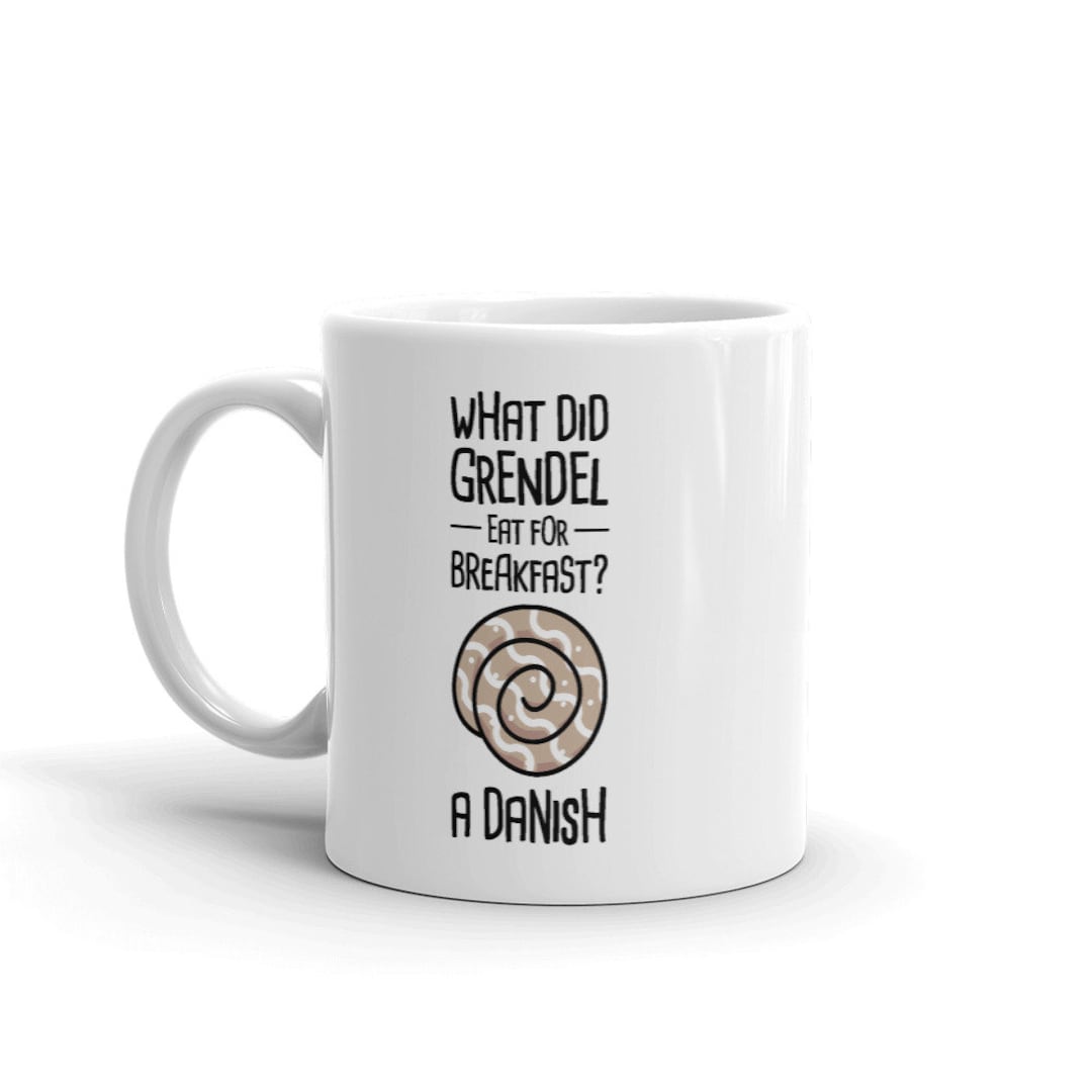 Beowulf Mug, English Teacher Gift, Epic Poem Beowulf Gift, Medieval ...