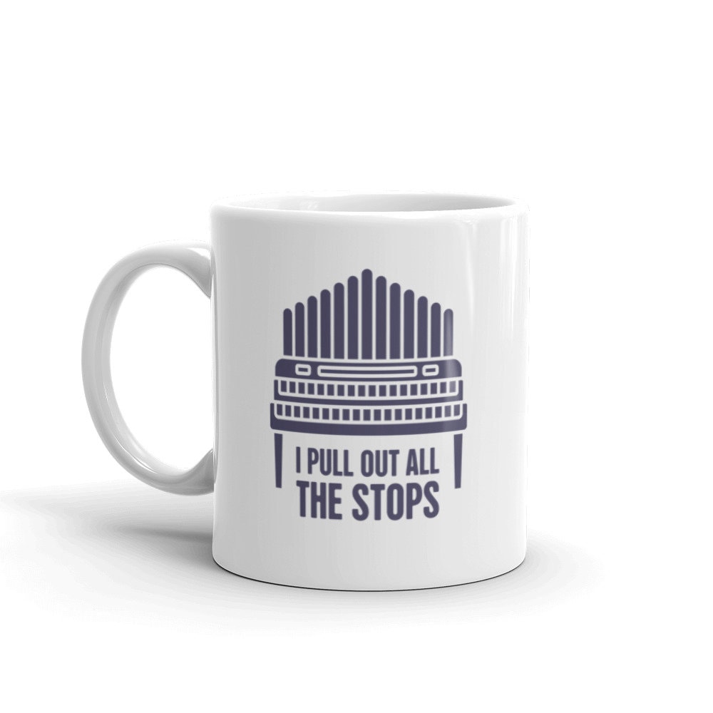 Church Organist Gift / Funny Church Organ Player Mug / Organist Mug ...