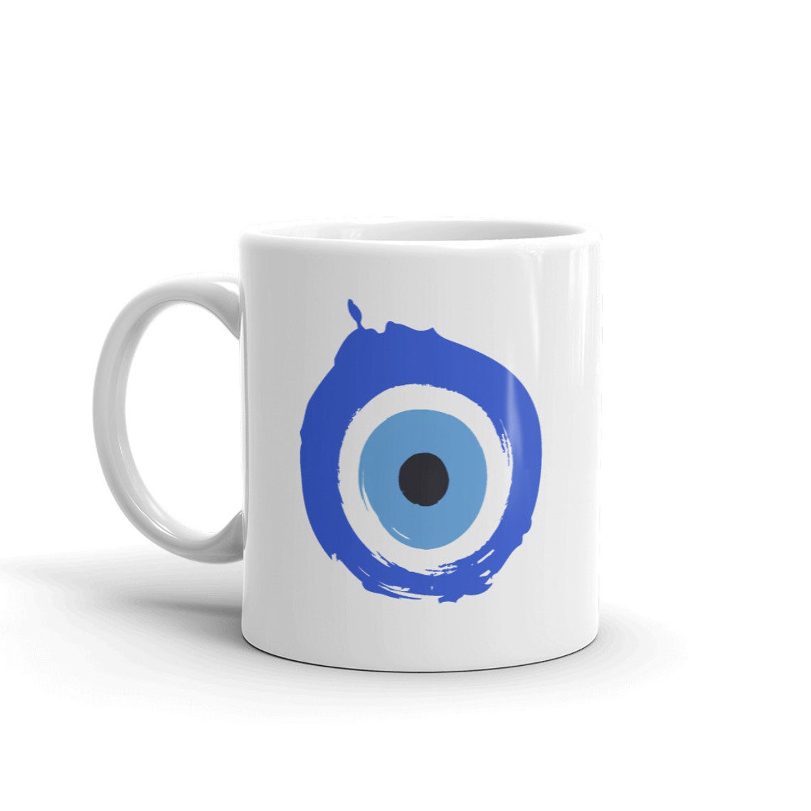 Greek Evil Eye Mug / Turkish Nazar Amulet Mug / Greece Mykonos | Etsy