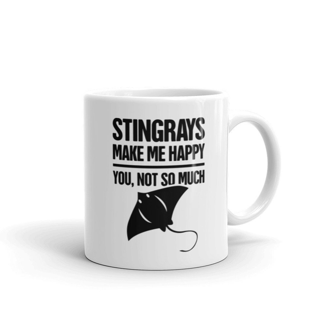 Sting Ray Mug / Cute Stingray Gift for Skate, Ocean Creature, & Nature ...
