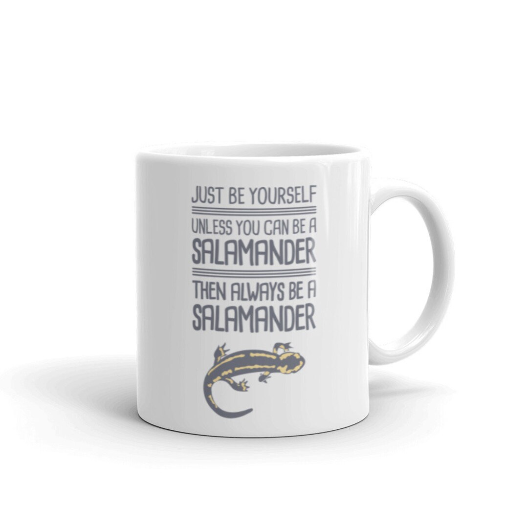 Pert Tiger Salamander Mug / Funny Amphibian Gift for Animal Lovers ...