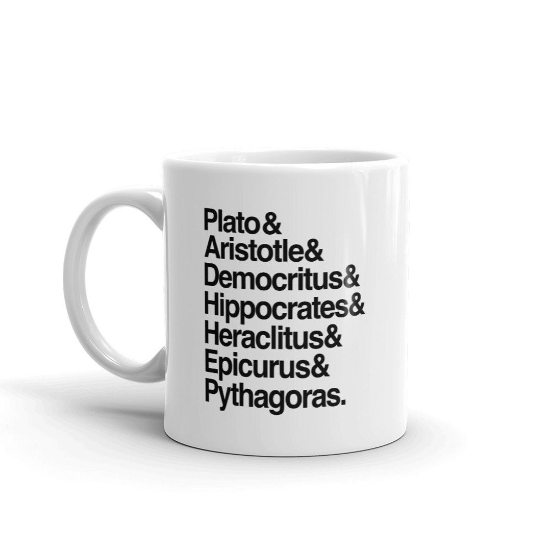 Greek Philosophers Mug, Ancient Greece Mug, Greek Mythology Gift ...