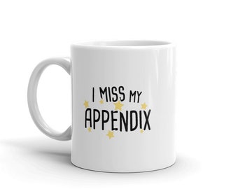 Funny Appendicitis Get Well Gift Mug Appendectomy Recovery | Etsy