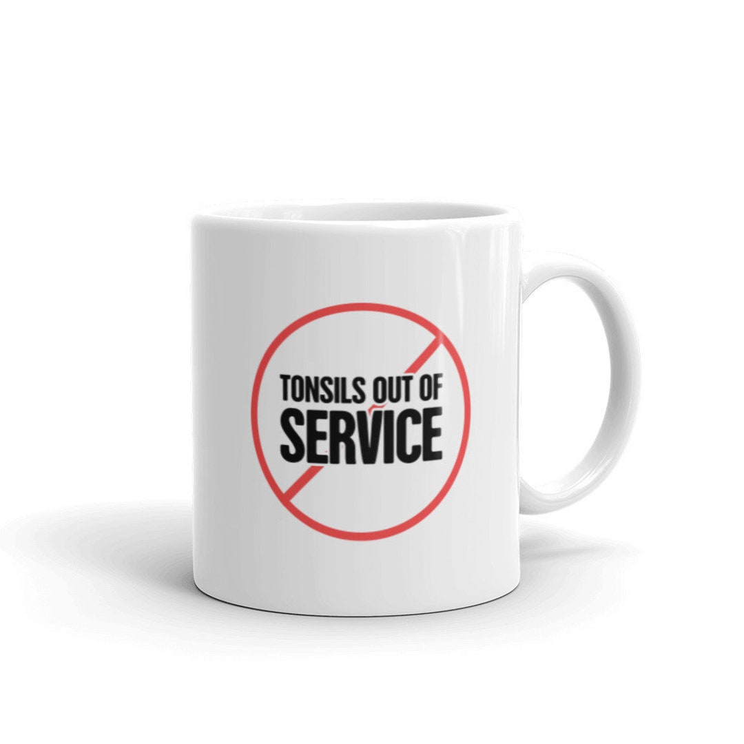 Tonsil Removal Surgery Mug / Tonsillitis Gift & Tonsillectomy Recovery ...