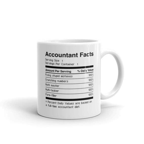 Accountant CPA Mug / Accounting Student Mug / Funny Accountant | Etsy
