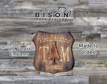 Personalized National Forest Signs - Etsy