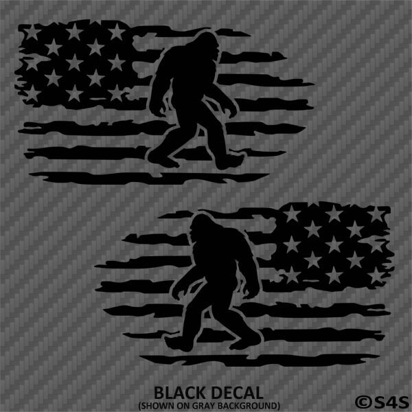 Bigfoot Window Decal - Etsy