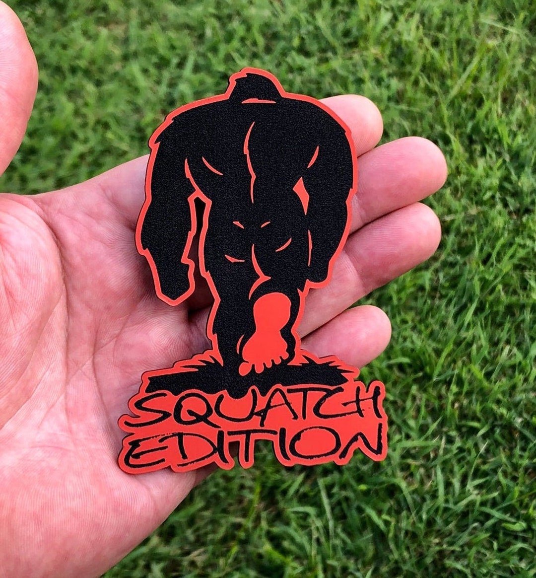 Custom Badge/emblem: Squatch Edition for off Road 4x4 Etc. Orange - Etsy