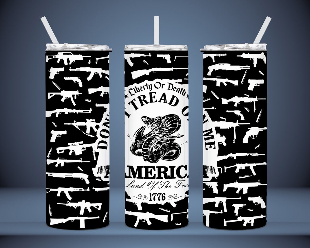 2nd Amendment - Guns and Ammo - 20oz. Straight Tumbler Digital PNG File ...