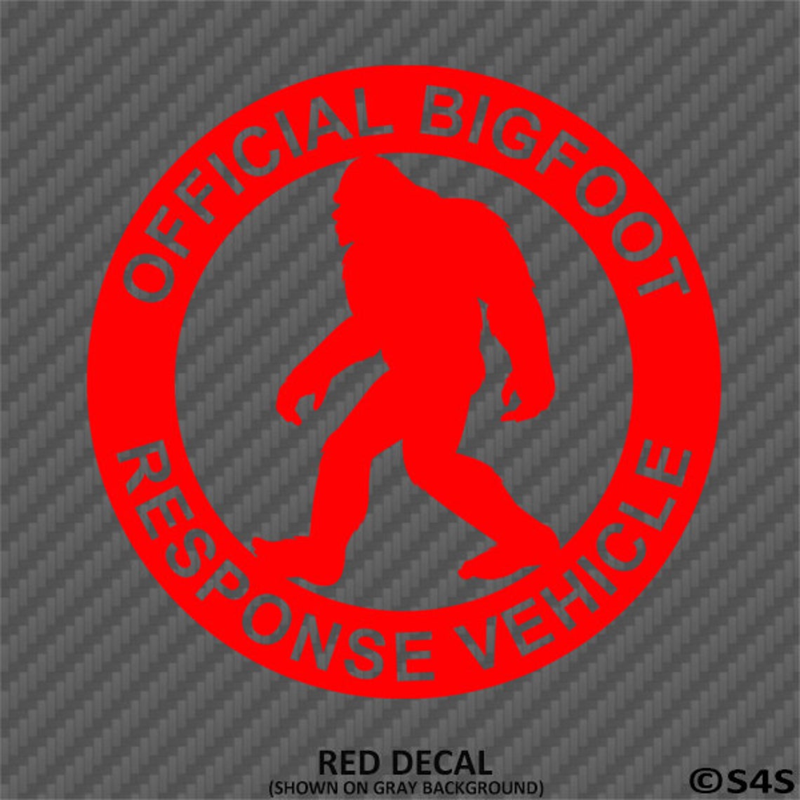 Official Bigfoot Response Vehicle Automotive 4x4 Off-Road | Etsy