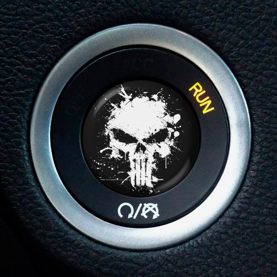Custom Start Button Overlay: punisher Skull Splatter for - Etsy