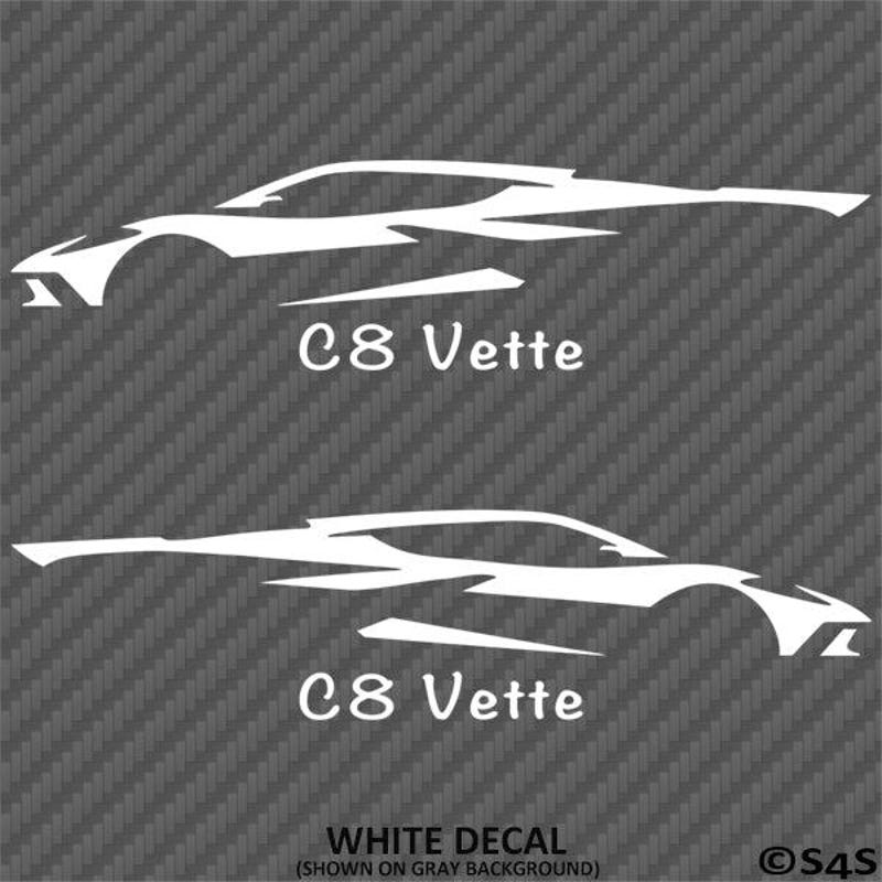 Corvette Wall Decals - Etsy