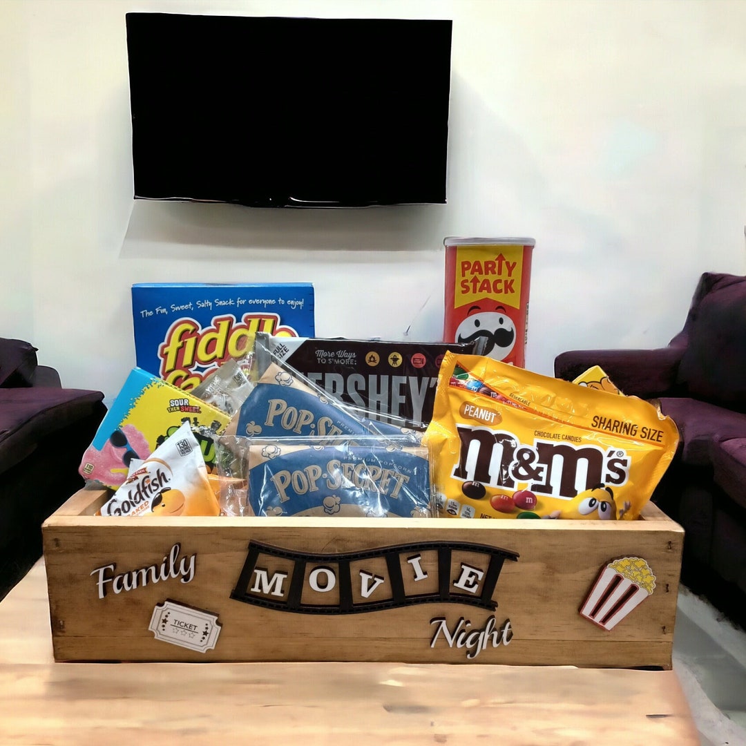 Movie Night Box, Family Movie Night, Gift for the Family, Wedding Gift ...
