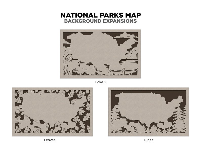 Handcrafted Wooden National Park Map: US Travel Tracker, Hiker Gift - Etsy