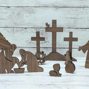 Handmade Holy Week Easter Scene: Painted Wood Resurrection Set - Etsy