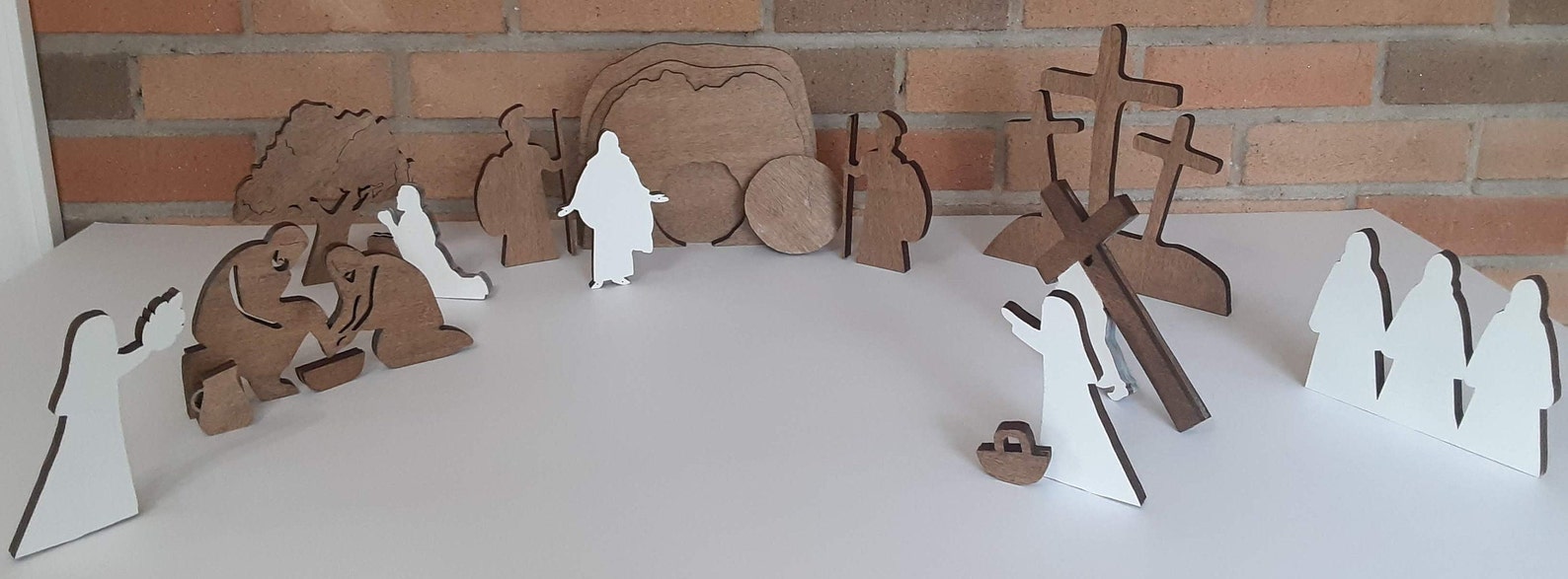 Resurrection Set Easter Week Wood Set Easter Resurrection | Etsy