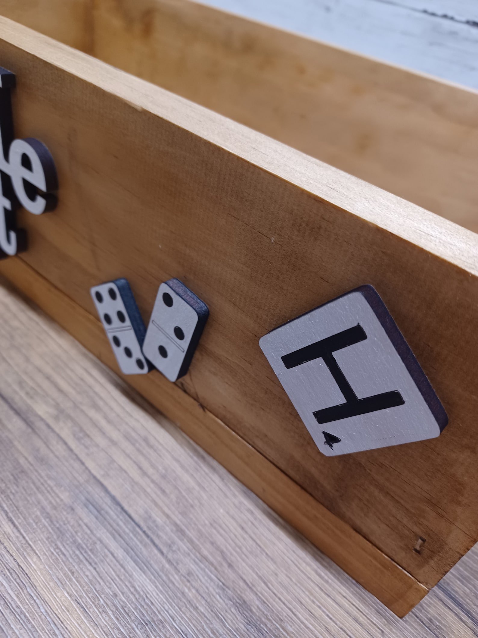 Handmade Golden Oak Game Night Box: Family Gift - Etsy