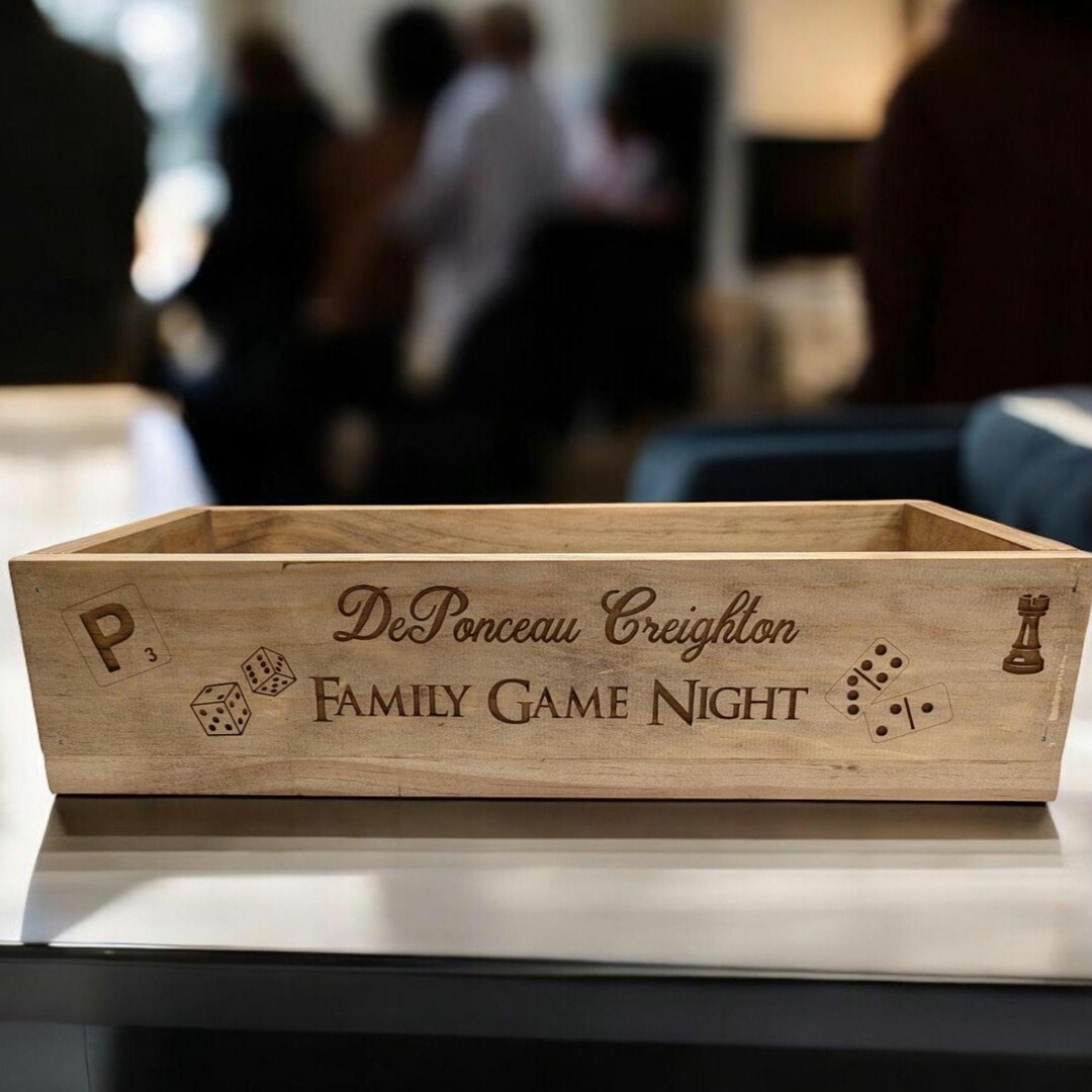 Game Night Box, Family Game Night, Gift for the Family, Wedding Gift ...