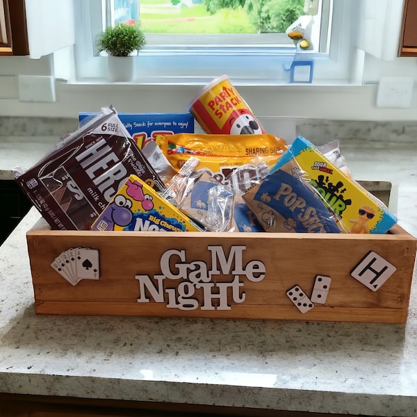 Game Night Basket - Etsy