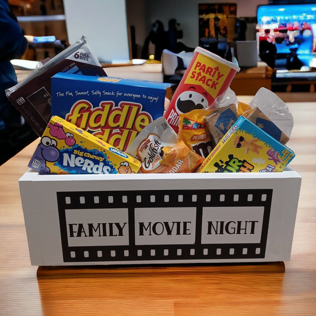 Family Movie Night Box, Movie Night, Family Time - Etsy