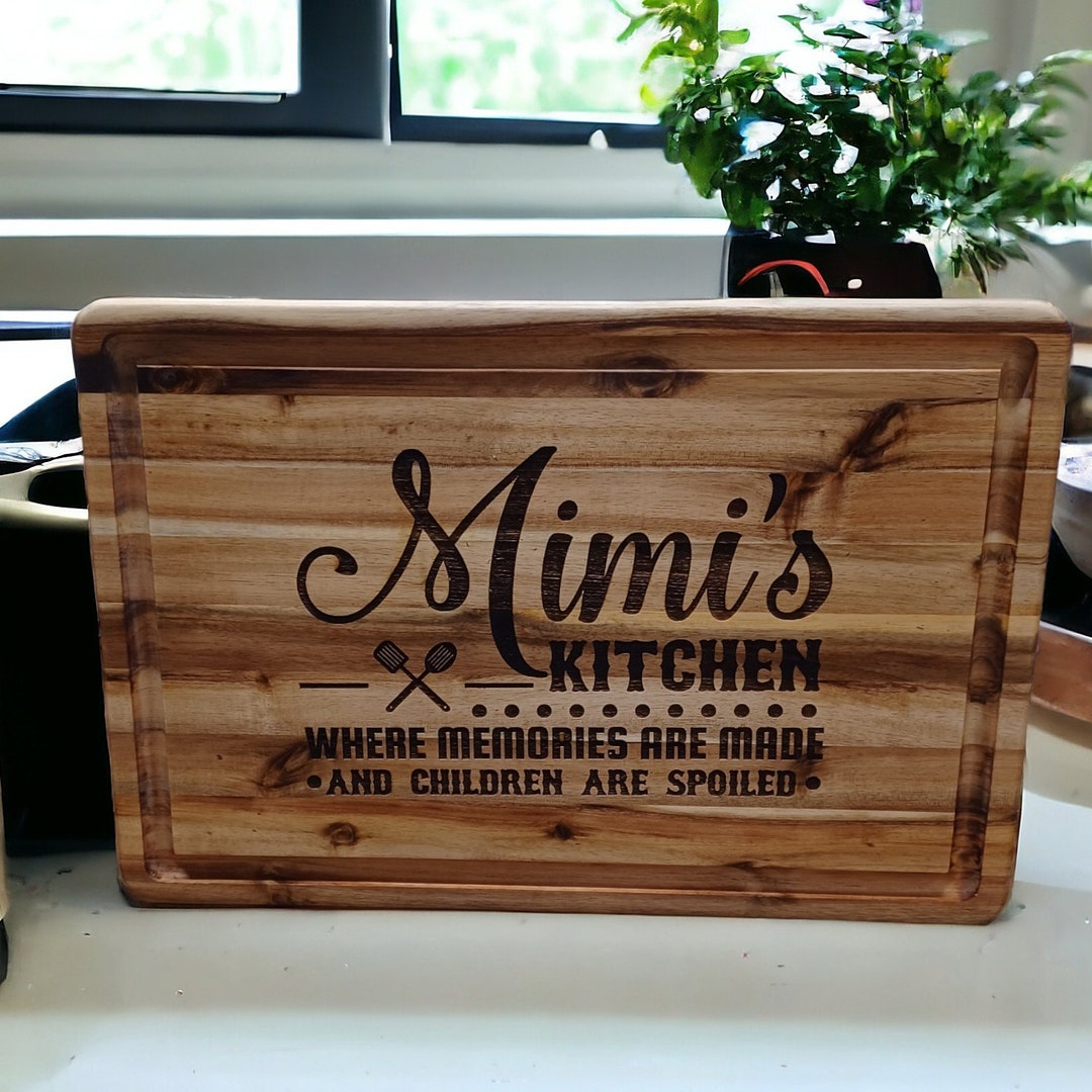 Customized/personalized Engraved Chopping Board Custom Gift, Kitchen ...