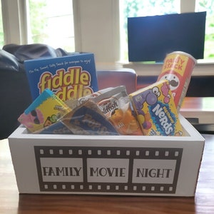 Family Movie Night Box, Movie Night, Family Time - Etsy
