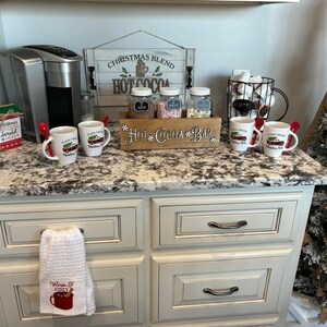 Handmade Hot Cocoa Bar Box: Winter Cocoa Station With Jars - Etsy