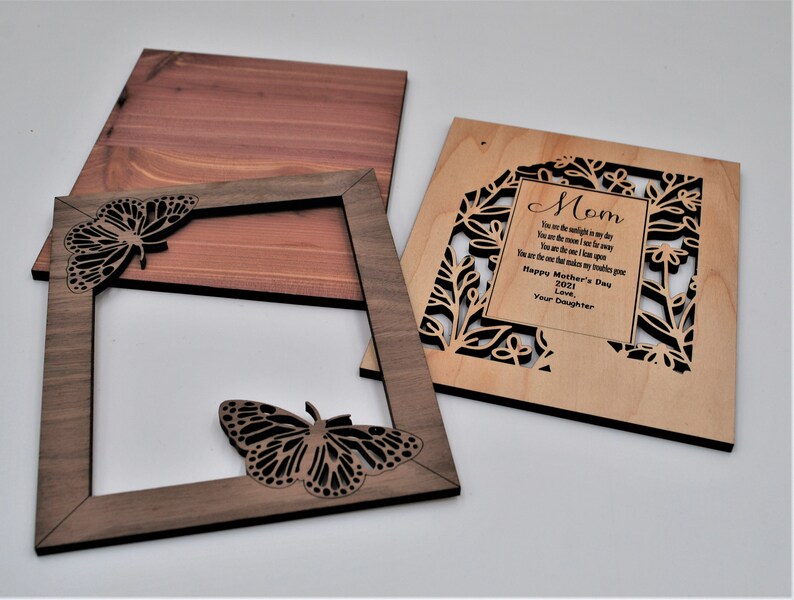 Mom Butterfly Sign Mother's Day Gift Mother Poem Mom - Etsy