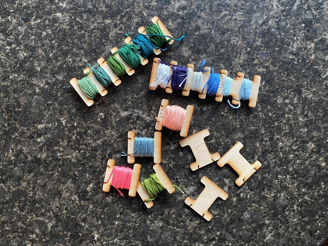 Thread Bobbins SVG File: Single & Multi Bobbin Designs - Laser Cut - Etsy