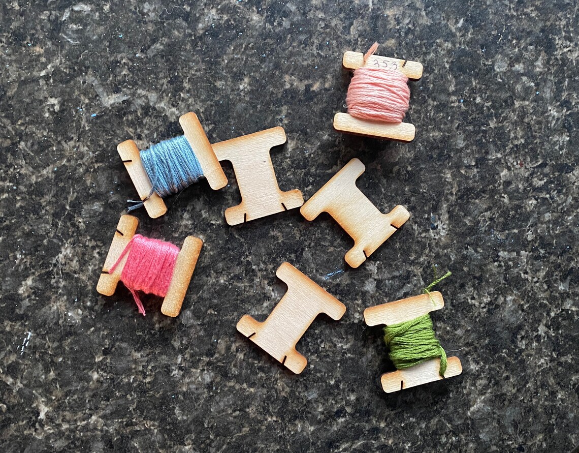 Thread Bobbins SVG File: Single & Multi Bobbin Designs - Laser Cut - Etsy