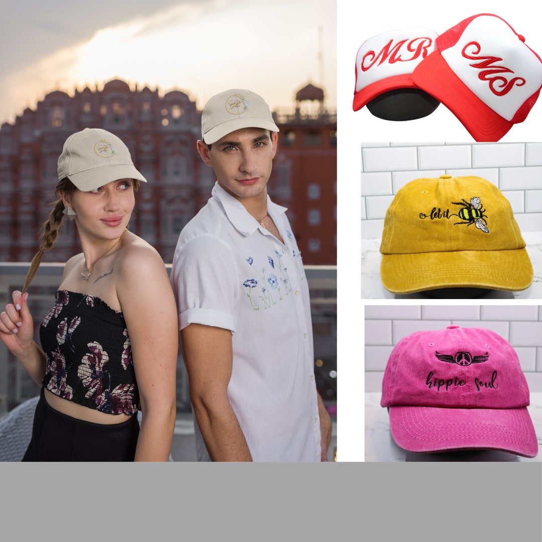 Embroidered Baseball Caps for Individuals and Businesses - Etsy