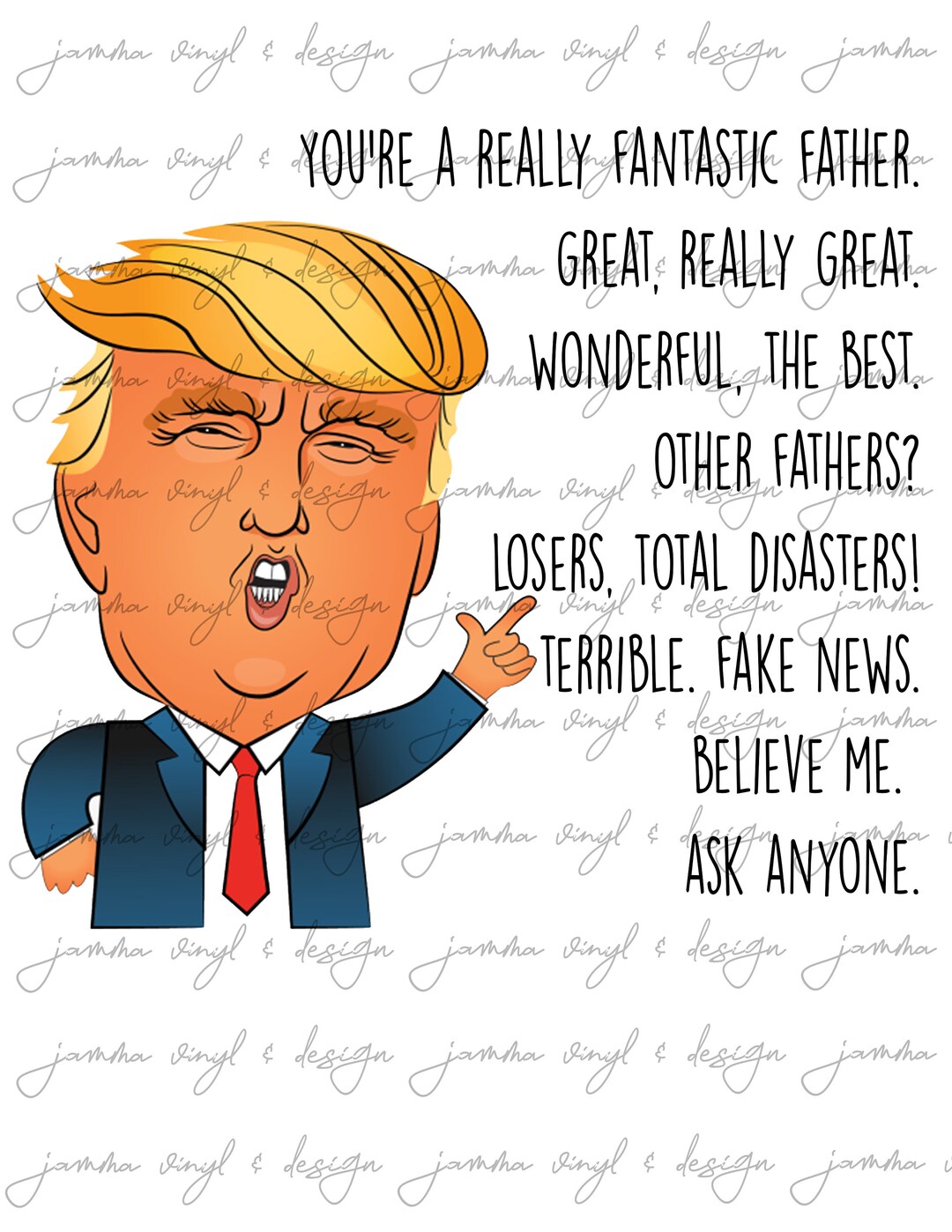 Trump Father's Day | PNG Instant Download | Sublimation File - Etsy