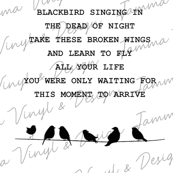 Bird Blackbird - Etsy