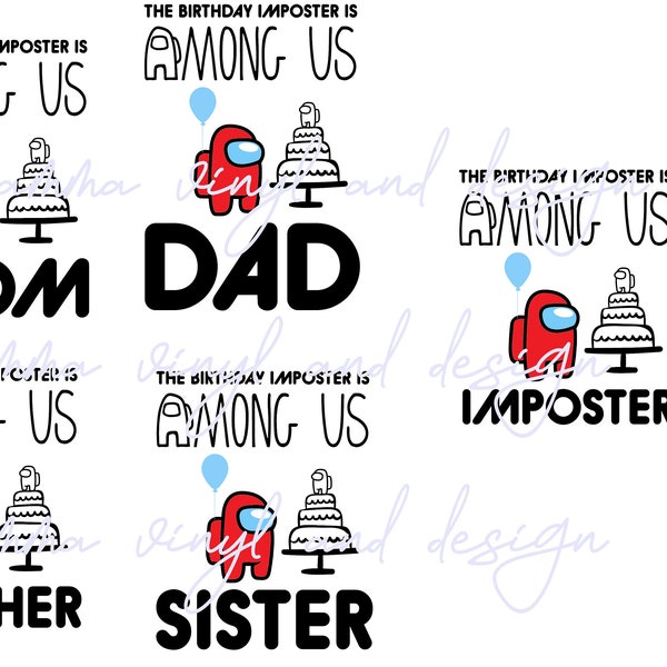 Amoung Us Svg - Etsy