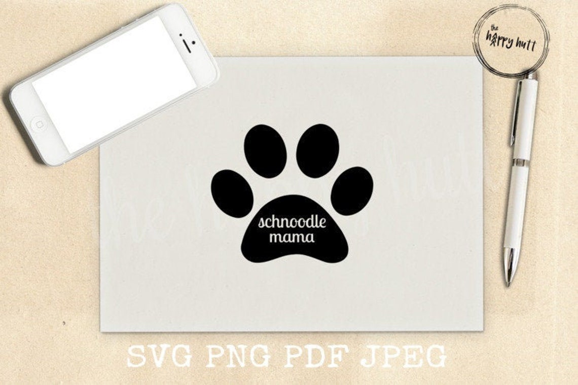 Schnoodle Svg, Dog, Pets, Gifts, Clip Art, Home Decor, Digital Download ...