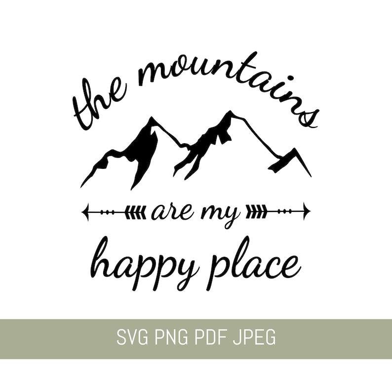Adventure Awaits Svg, Mountains Svg, Clipart, Digital Download ...