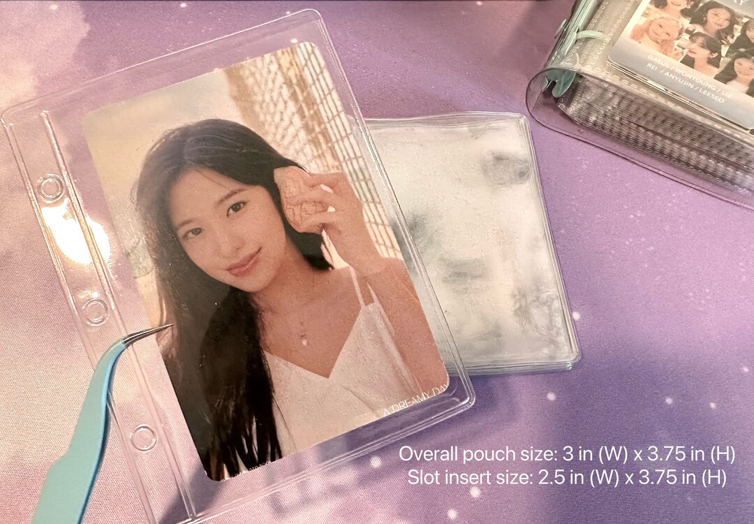 4-INCH Kpop Photocard Binder PVC Refill Pages Only 20 Pcs - Etsy