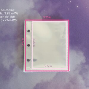 4 INCH Kpop Photocard Binder Mini Binder K-pop Photo Collect Book Photo Card Storage Kpop Binder ...