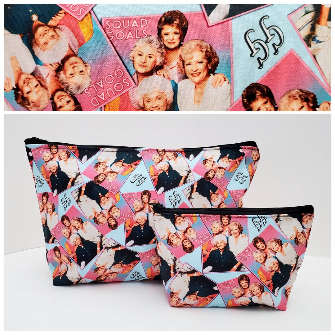 GOLDEN GIRLS Toiletry Bag With Matching Pouch, College Essentials ...