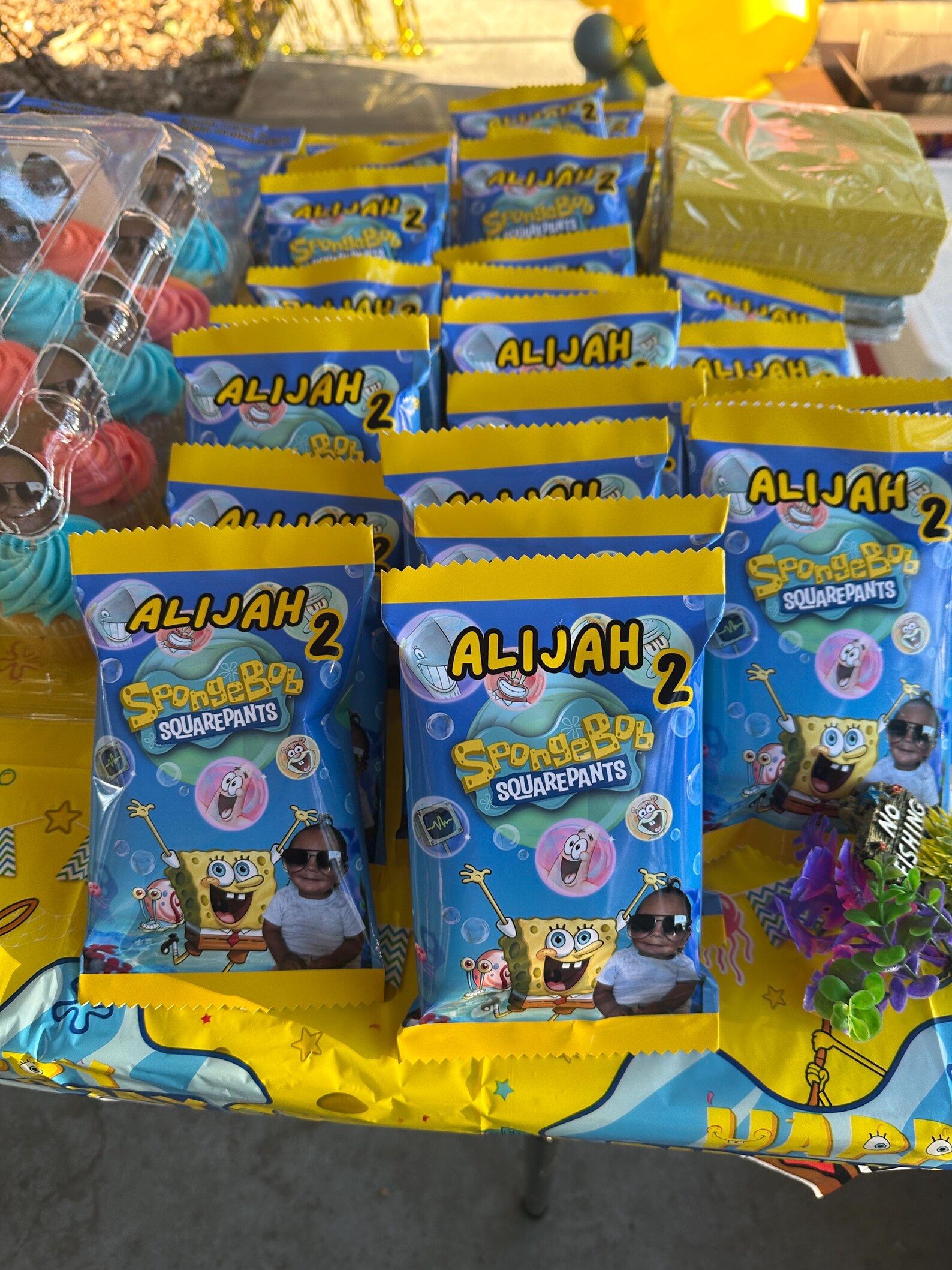 Spongebob Chip Bags / Party Favors / Spongebob Theme / Prefilled ...