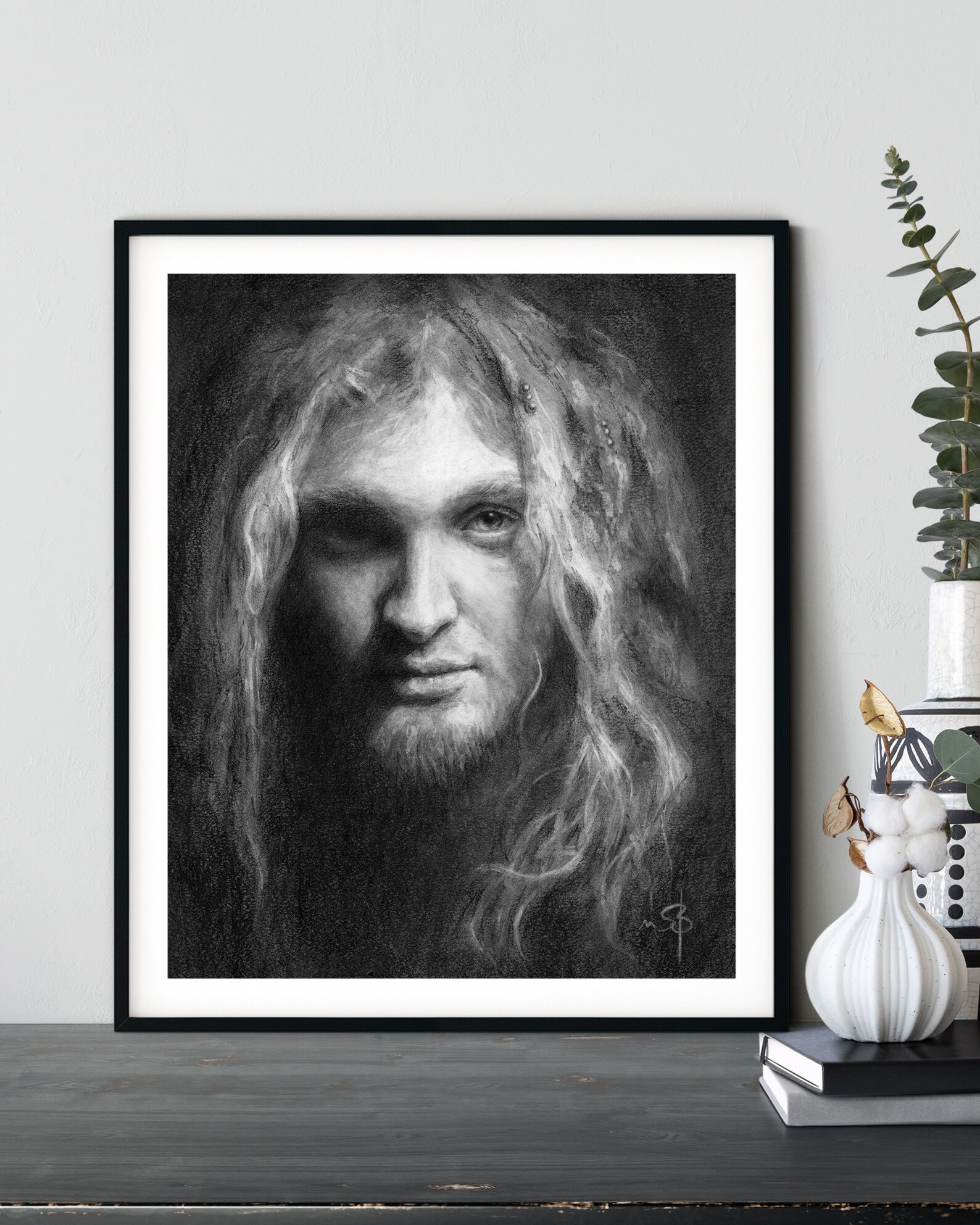 Layne, Fine Art Print of an Original Charcoal Drawing of Layne Staley ...