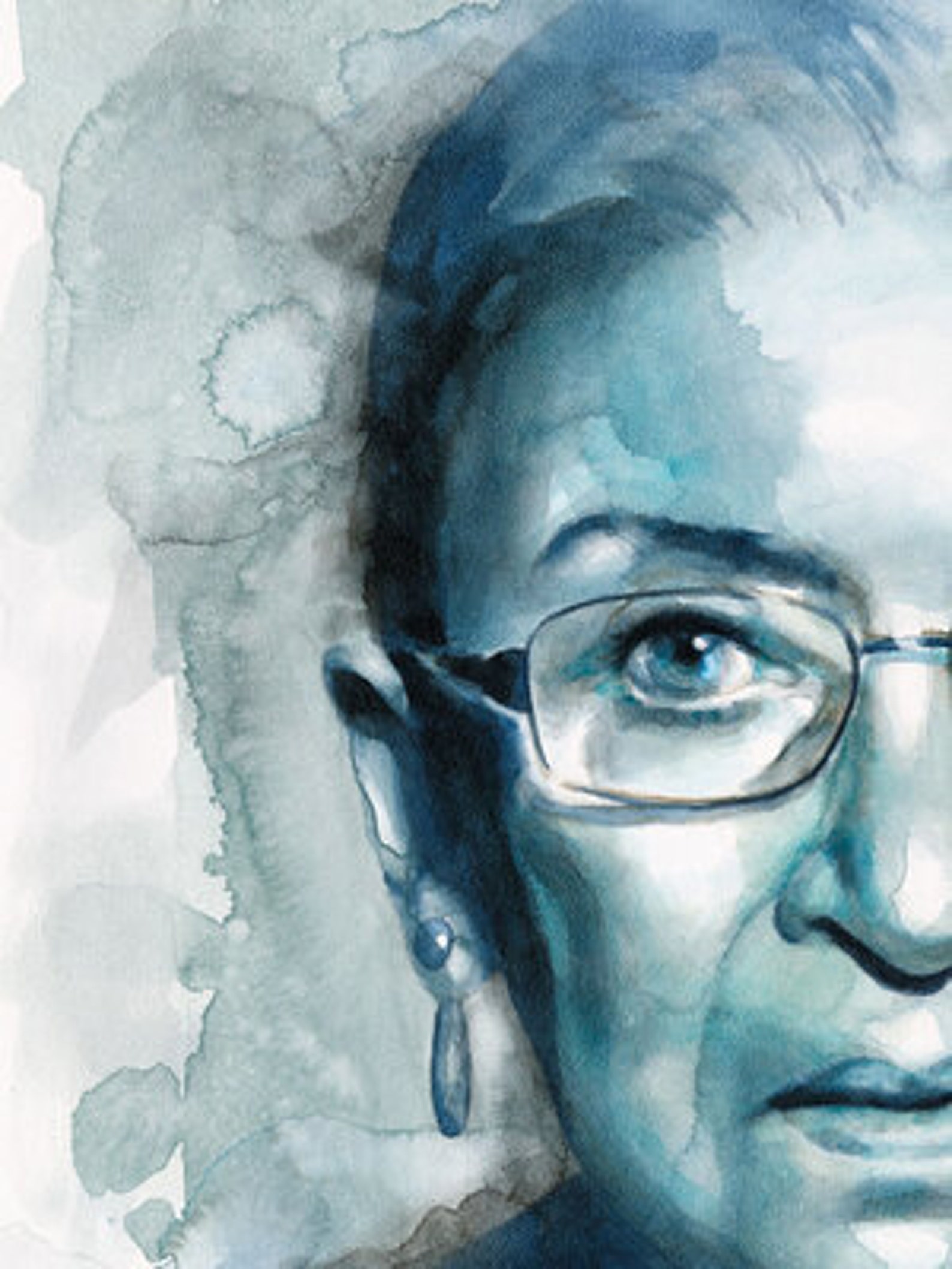 Notorious in Blue, Fine Art Print of Ruth Bader Ginsburg by Misty ...