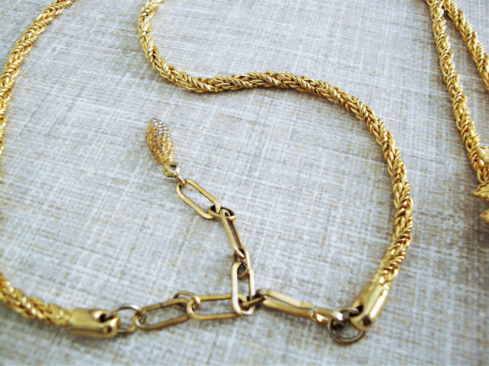 Long 1970s Pendant Necklace, 1970 Necklace, Long 70s Lariat Style ...