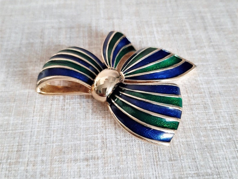1980s Bow Brooch, 80s Enamel Bow Brooch, 80s Enamel Bow Brooch, 80s ...